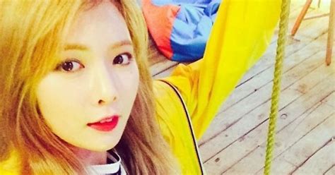 포미닛 현아 병아리 같은 노란 옷 입고 귀엽기까지