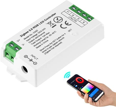 C03Z ZigBee 3 0 RGB LED Strip Controller Color Change Group Control ControlledTuya Zigbee
