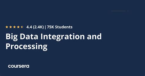 Big Data Integration And Processing Coursera