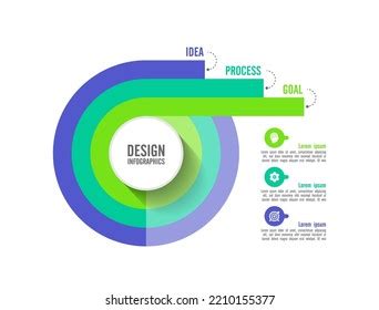 Process Diagram Infographic Business Background Template Stock Vector Royalty Free 2210155377