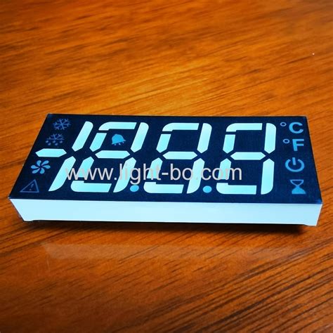 High Brightness Redyellowgreen Customized Three Digits 7 Segment Led