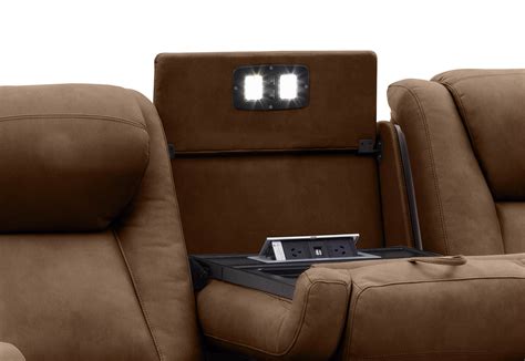 Brown Sentinal Mk2 Fabric 3 Seater