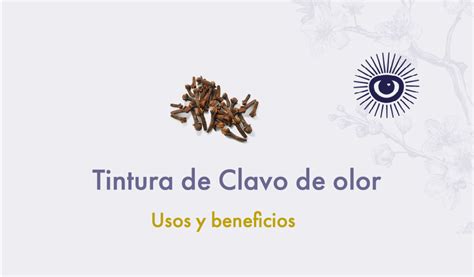 Tintura Clavo De Olor Usos Y Beneficios Indigo Almacén Natural
