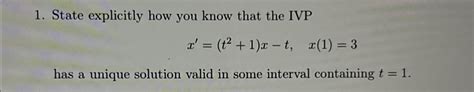 solved state explicitly how you know that the