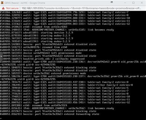 Proxmox Console NoVNC Keyboard No Longer Working Issue Home Assistant Supervisor