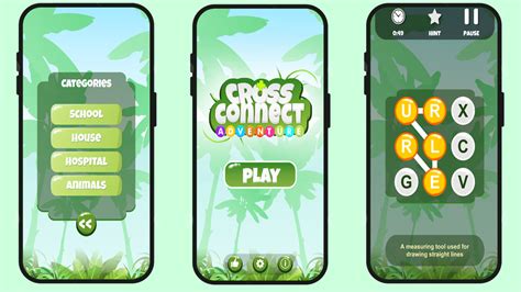 Cross Connect Puzzle Game Template