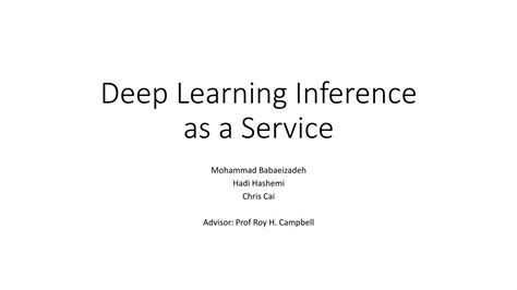 Pdf Deep Learning Inference As A Service Dokumentips