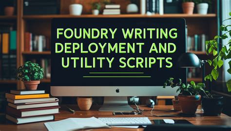 Chapter 0x17 Foundry Writing Deployment And Utility Scripts Automating Tasks Advanced