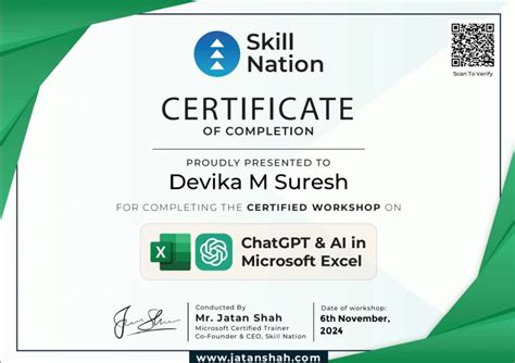devika m suresh on linkedin jatanshah ai chatgpt excel microsoft
