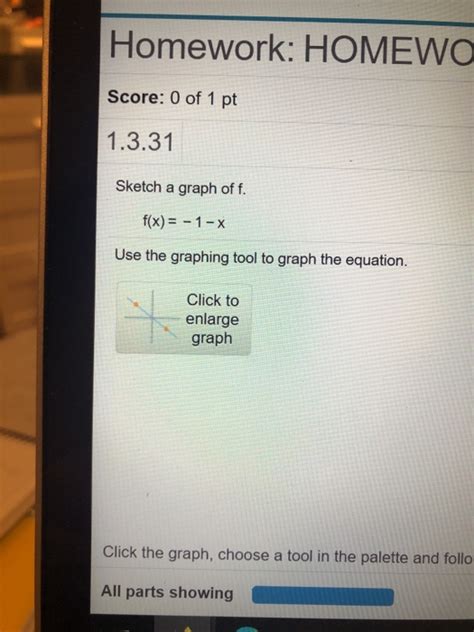 Solved Graph Y Fx By Hand By First Plotting Points To