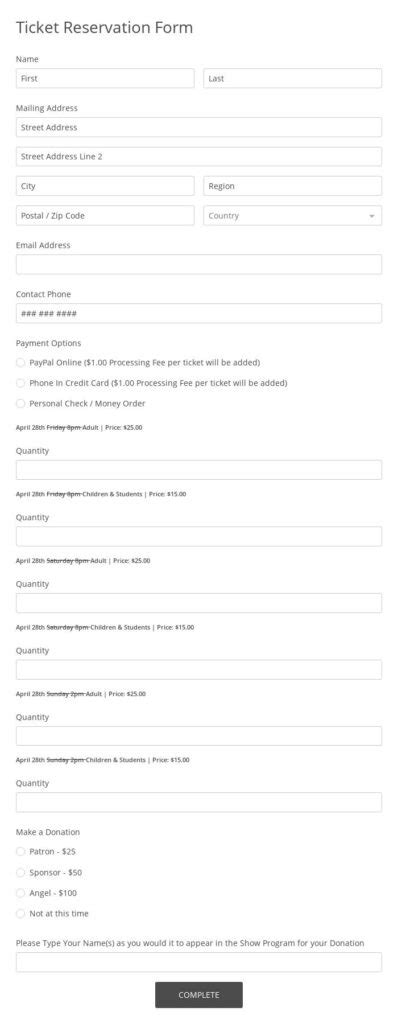 Free Meeting Room Reservation Form Template 123 Form Builder