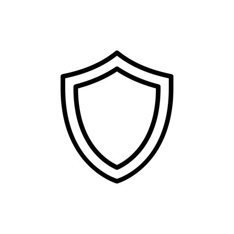 Shield Icon Protection Security Icon 45868124 Vector Art At Vecteezy