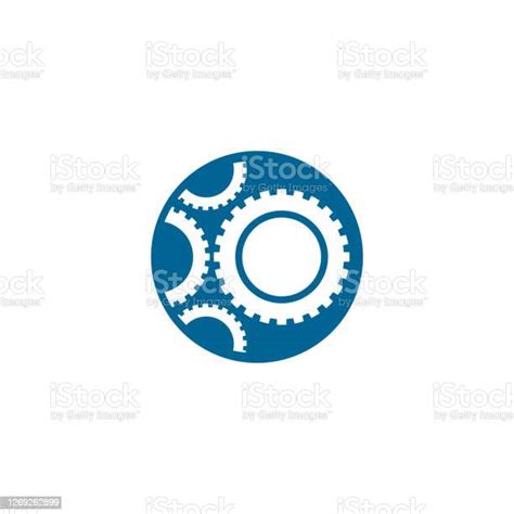 기어 로고 디자인 템플릿 벡터 정비사 로고 기호 로고 기호 아이콘 템플릿 3가지 개체에 대한 스톡 벡터 아트 및 기타 이미지