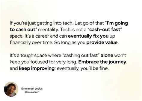 Emmanuel Lucius On Linkedin Techjourney Careerintech Createvalue