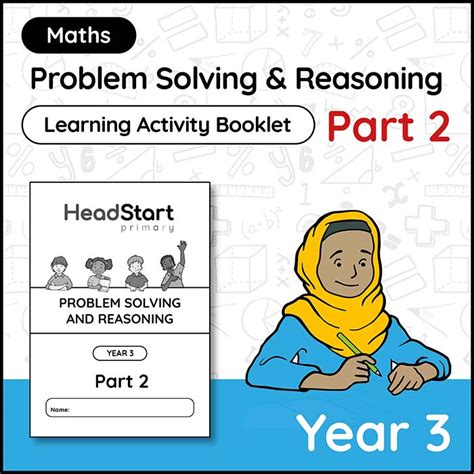 year 3 problem solving and reasoning learning activity booklet part 2 headstart primary