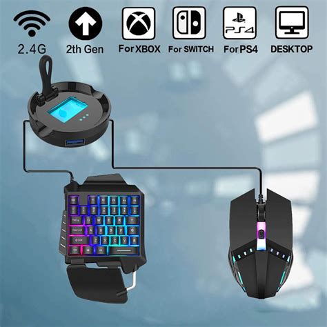 Newest One Handed Keyboard Mouse 3 In 1 Gaming Key Grandado