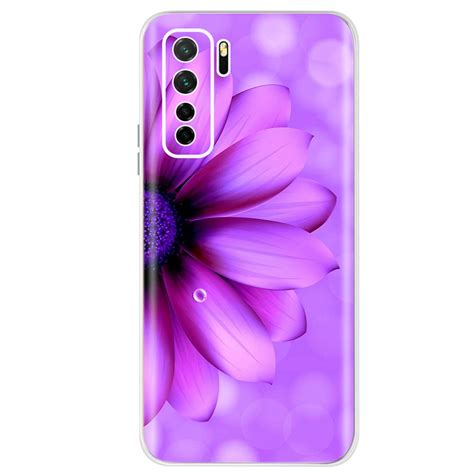Huawei Nova Se Cdy Nx B Case Fashion Flower Pattern Printed Soft Silicone Phone Cover Huawei