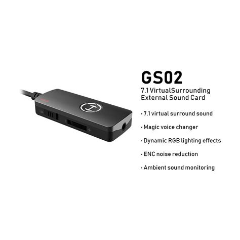 Edifier Hecate GS02 Professional Gaming USB 7.1 Virtual Surround ...