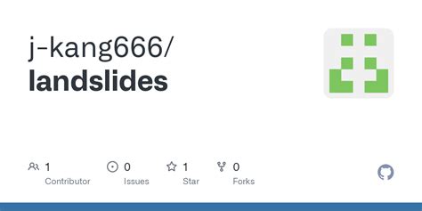 GitHub J Kang666 Landslides