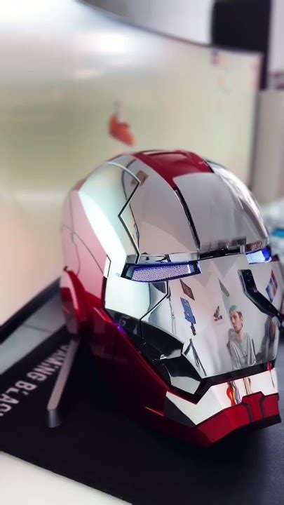 Настоящий шлем Железного Человека Youtube