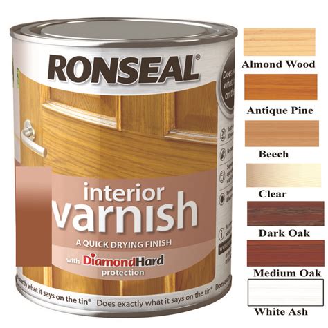 Ronseal Interior Varnish 250 Ml Zener Online Diy Store