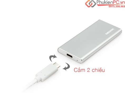 Box SSD mSATA to Type C vỏ nhôm Kingshare