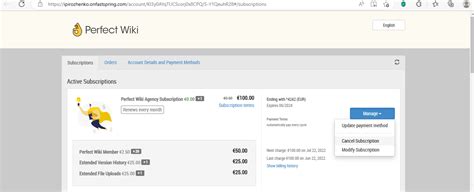 How To Cancel Subscription Help Center Perfect Wiki How To Cancel Subscription Help Center Perfect Wiki