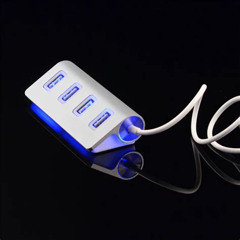 Multi Ports High Speed USB Hub Mbps Hab USB Mini Cool Light