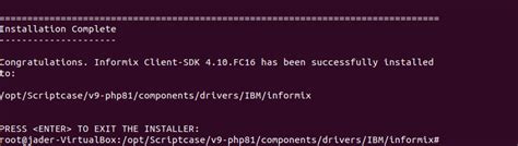 Connection With Informix Linux Scriptcase Low Code Documentation