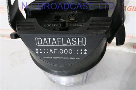 Dataflash Af1000 Strobe Light With Bulb By Lightwave Research N I Broadcast Ltd