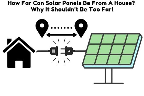 How Far Can Solar Panels Be From A House Why It Shouldnt Be Too Far