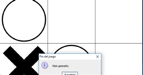 Apuntes De Programación Muestra De Programa En Java Tres En Raya