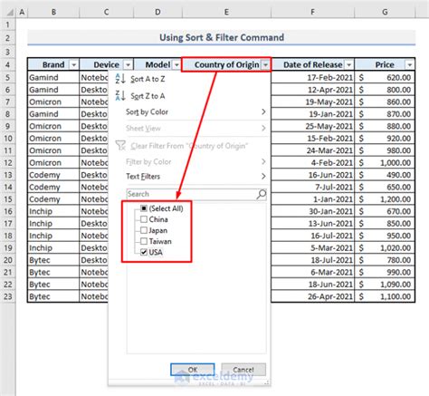How To Filter Multiple Rows In Excel 11 Suitable Approaches Exceldemy