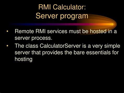 Ppt Remote Method Invocation Powerpoint Presentation Free Download Id6992678