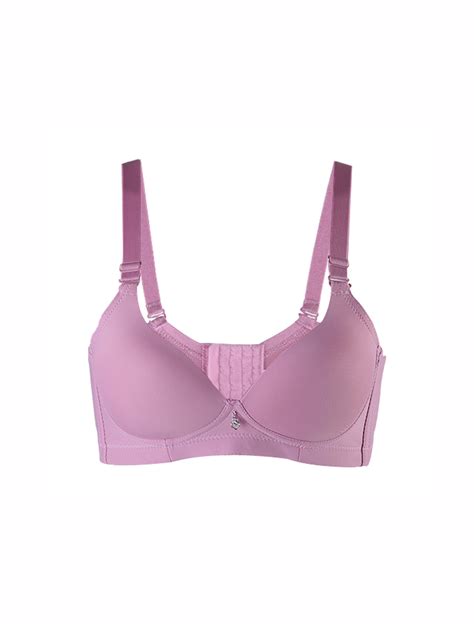 Unique Bargains Womens Lightweight Thin Cup Seamless Smooth Push Up