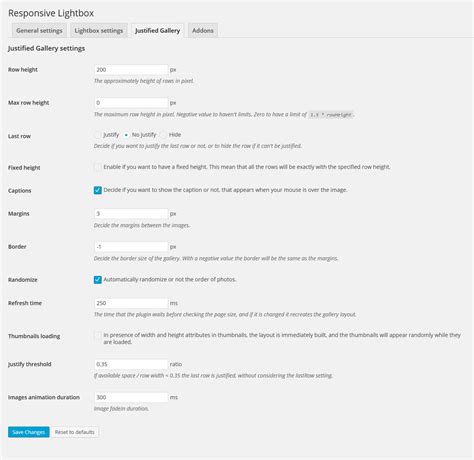 Justified Gallery WP WordPress Plugin Digital Factory DFactory