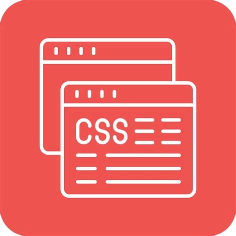 Iconos De Codificación De Css Vector Premium