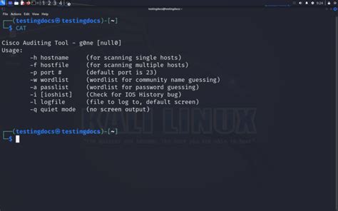 Cisco Tools In Kali Linux