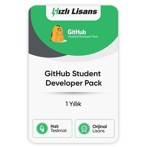Github Student Developer Pack Hesab Y Ll K H Zl Lisans