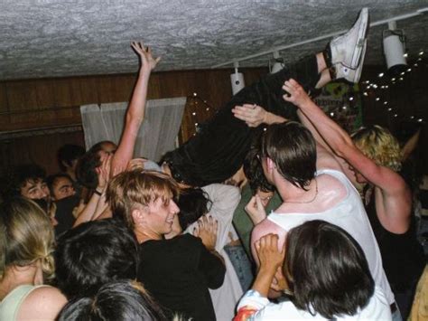Crowd Surfing Midwest Emo Grunge Party Teenage Dirtbag