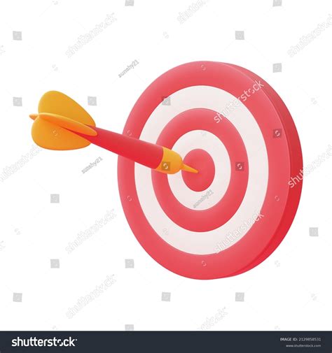 Dart Arrow Hit Center Target Dartboard Stock Illustration Shutterstock