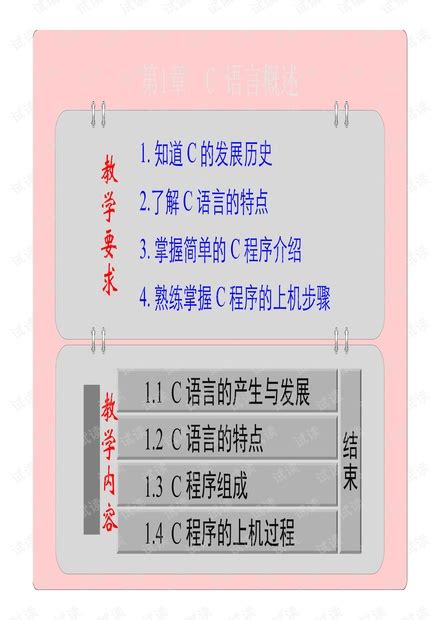 C语言概述：发展历程与主要特点 Csdn文库