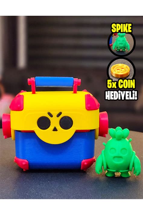 Suelo Butik Brawl Stars Megabox coin Biriktir Mega Kutu Spike Ve x Coin Hediyeli Fiyatı