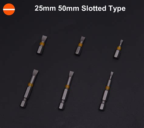Slotted Type Screwdriver Bits Set Shanghai Harden Tools Co Ltd