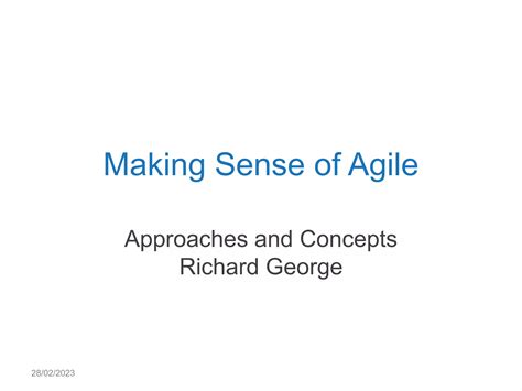 Agile Vs Waterfall Intro Genericpptx