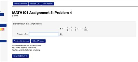 solved math101 assignment 5 problem 4 1 point express