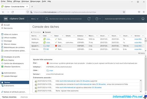 Create And Manage Your VMware VSphere Infrastructure Inventory VMware Tutorials