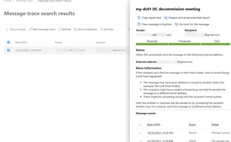 Search Message Tracking Logs In Exchange Online TheITBros