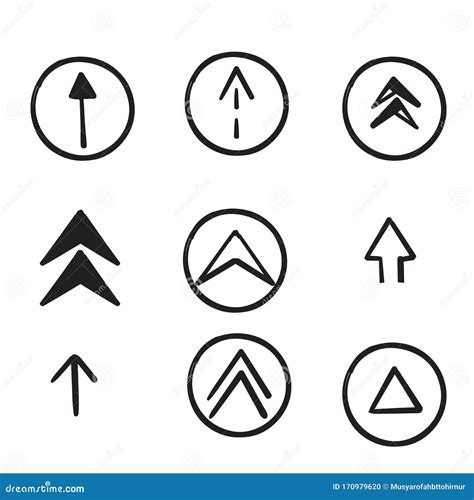 Hand Drawn Arrow Symbol For Swipe Up Story Icon Scroll Arrow Drag Button Social Media