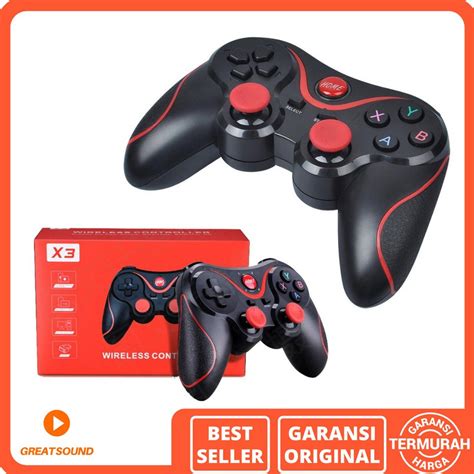 Jual X3 Wireless Controller X3 Gamepad Joystick Bluetooth Plus Holder Hp Gamepad Controller